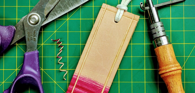How To Make Your Own Leather Bookmark | The Leather Guy