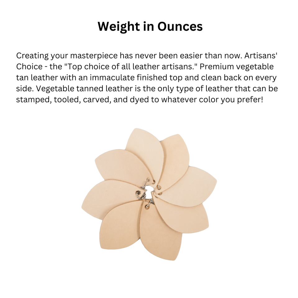 Leather Reference Sample Ring Beginner Information | The Leather Guy