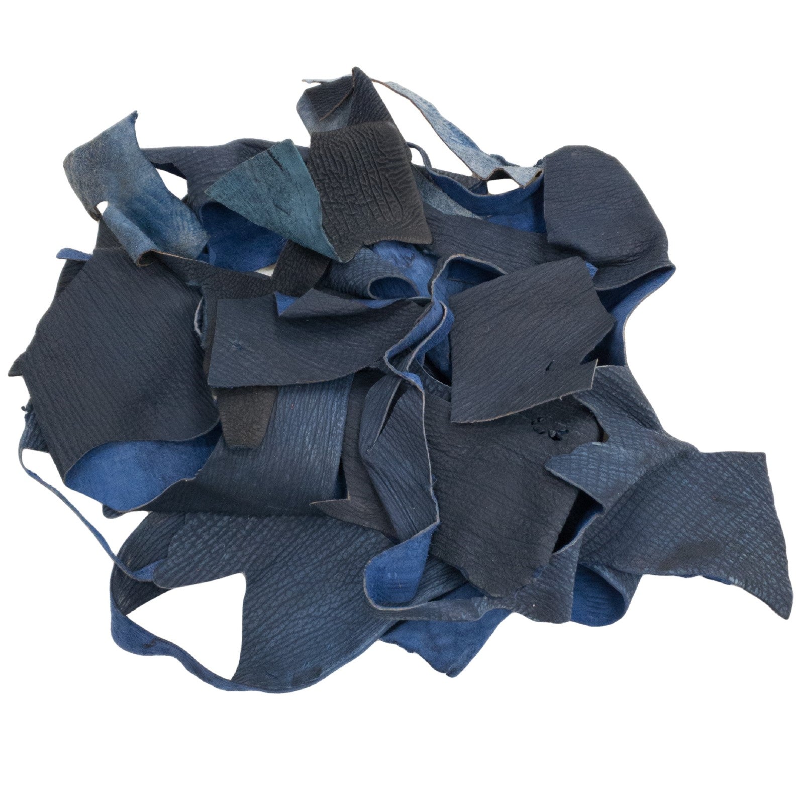 Genuine Shark Leather Scrap, 3 - 5 oz, Mixed Colors Remnant Bag | Small ...