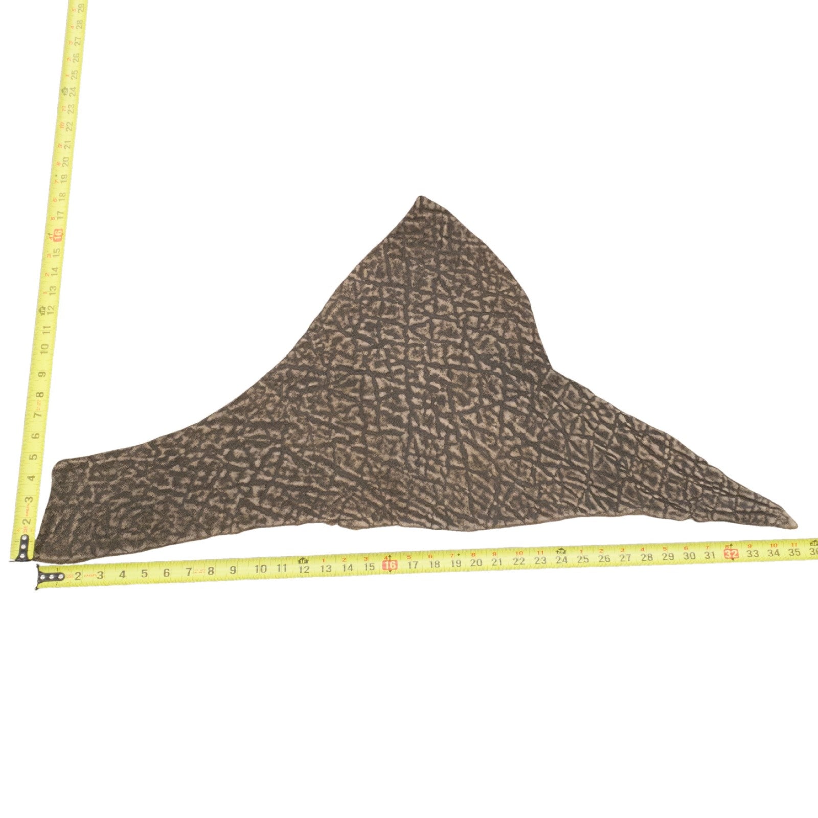 Genuine Elephant Leather Hides, Brown Safari Non-Stock, 4-5 oz, 1-4 Sq ...