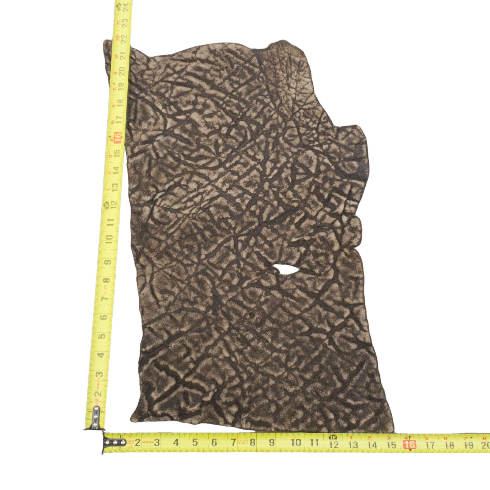 Genuine Elephant Leather Hides, Brown Safari Non-Stock, 4-5 oz, 1-4 Sq ...