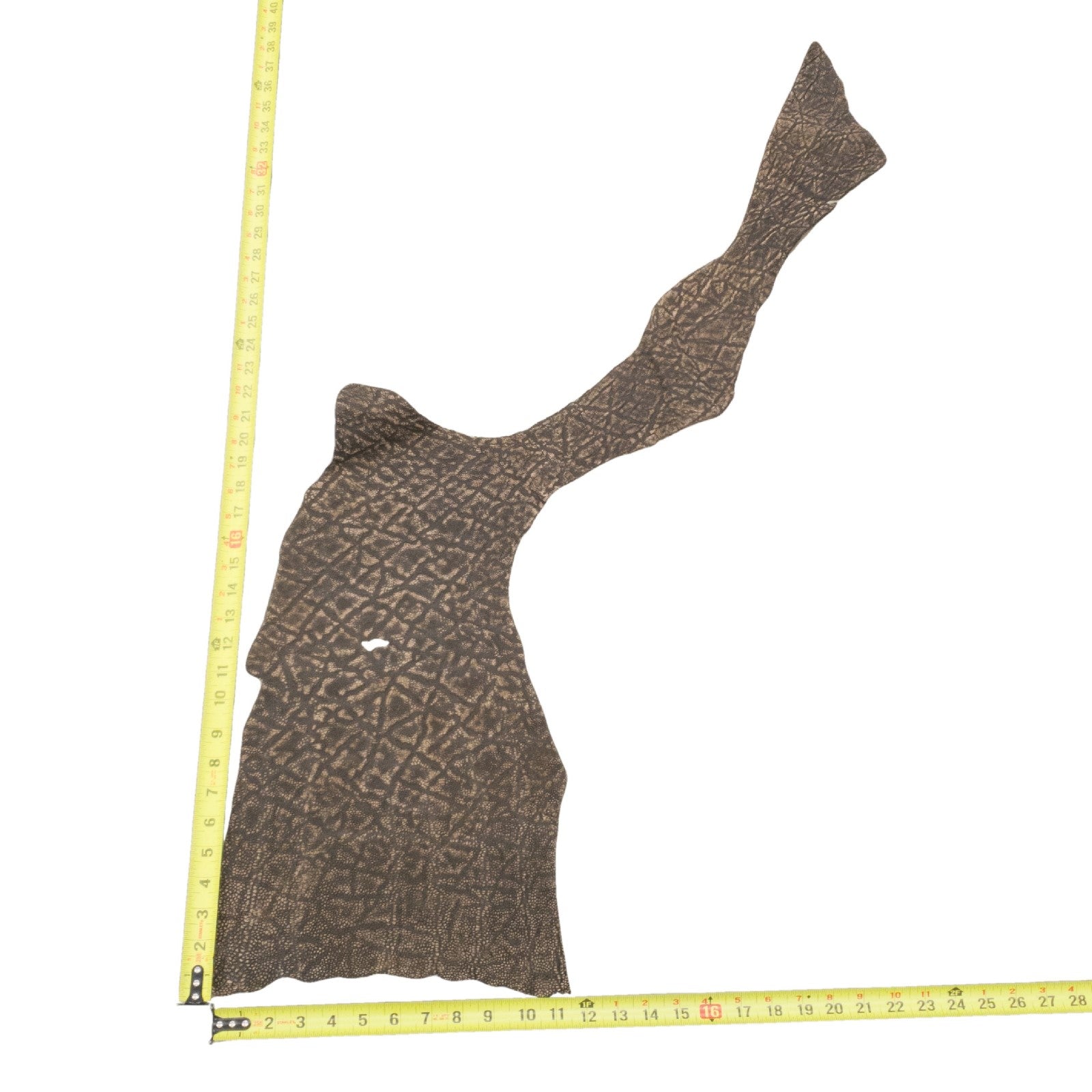 Genuine Elephant Leather Hides, Brown Safari Non-Stock, 4-5 oz, 1-4 Sq ...