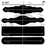 Maker's Leather Supply Cuff & Bracelet Template Set | Default Title ...