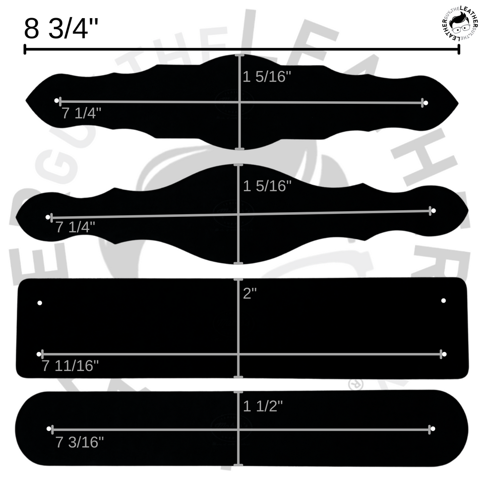 Maker's Leather Supply Cuff & Bracelet Template Set | The Leather Guy