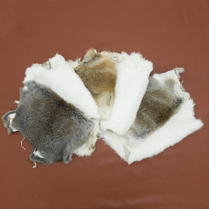 Rabbit Fur Pelts - Mixed Packs & Singles | The Leather Guy