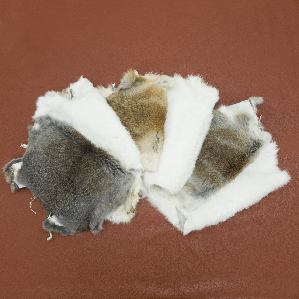 Rabbit Fur Pelts - Mixed Packs & Singles | The Leather Guy