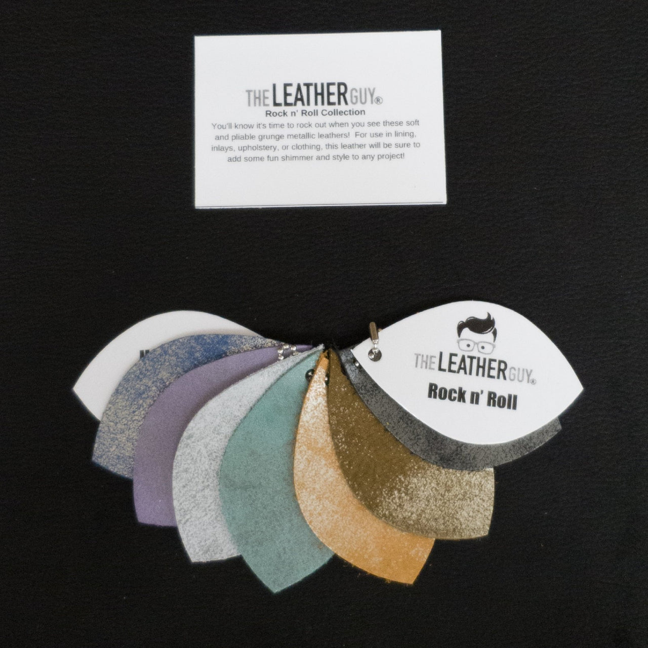 The Leather Guy Essential Leathers Sample Rings | The Leather Guy