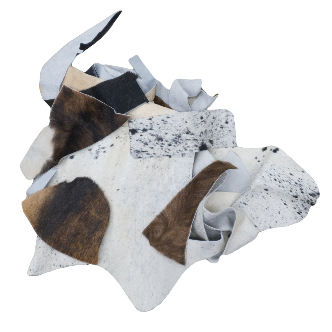 Hair-on Cowhide Leather Scrap for Crafts | The Leather Guy