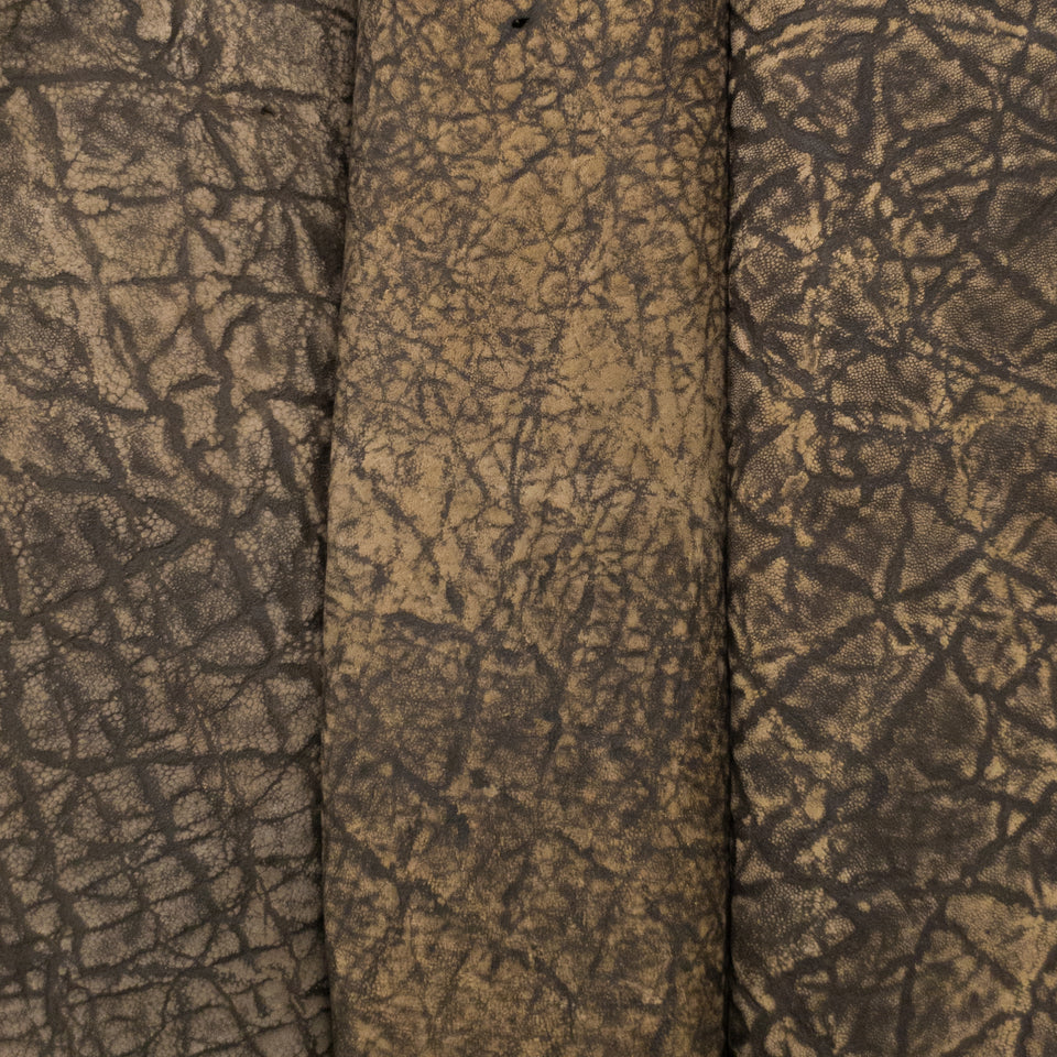 Genuine Elephant Leather Hides, Brown Safari Non-Stock, 4-5 oz, 1-4 Sq ...