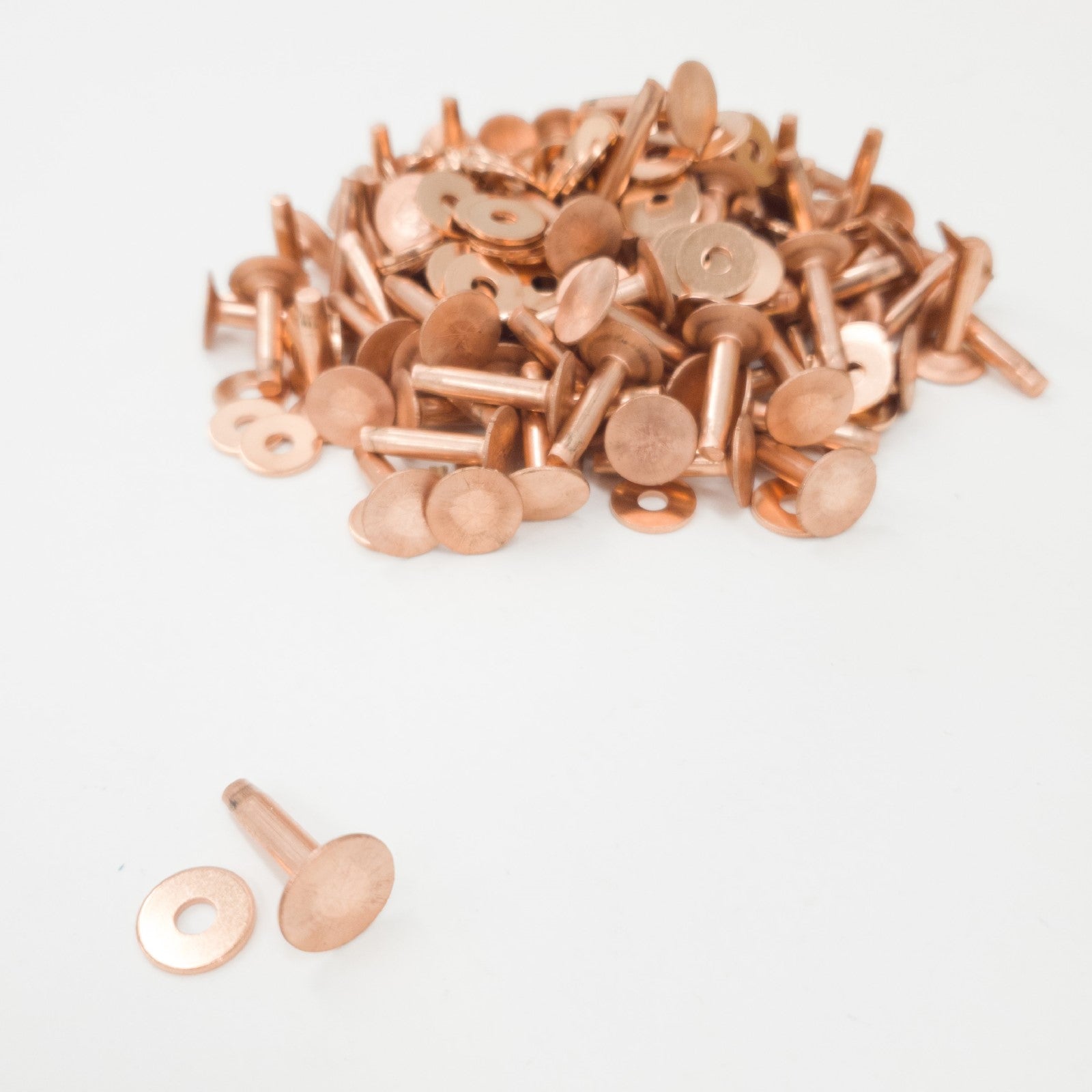 #9 Copper Rivet and Burr Sets | Leather Rivets | Copper / 1 LB / 3/4 ...