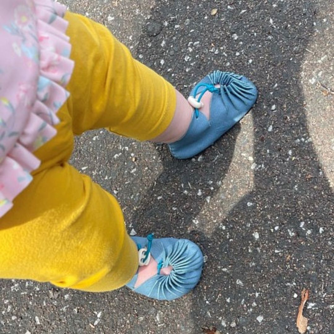 Digital Pattern DIY Kids Sun Sandals - Earthing Moccasins | The Leather Guy