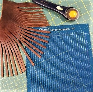 Maker's Leather Supply Fringe Cutting Templates | The Leather Guy