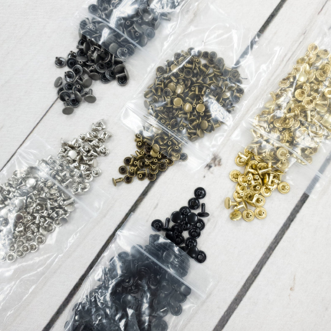 Leather Fasteners - Shop Rivets, Snaps & Buttons | The Leather Guy